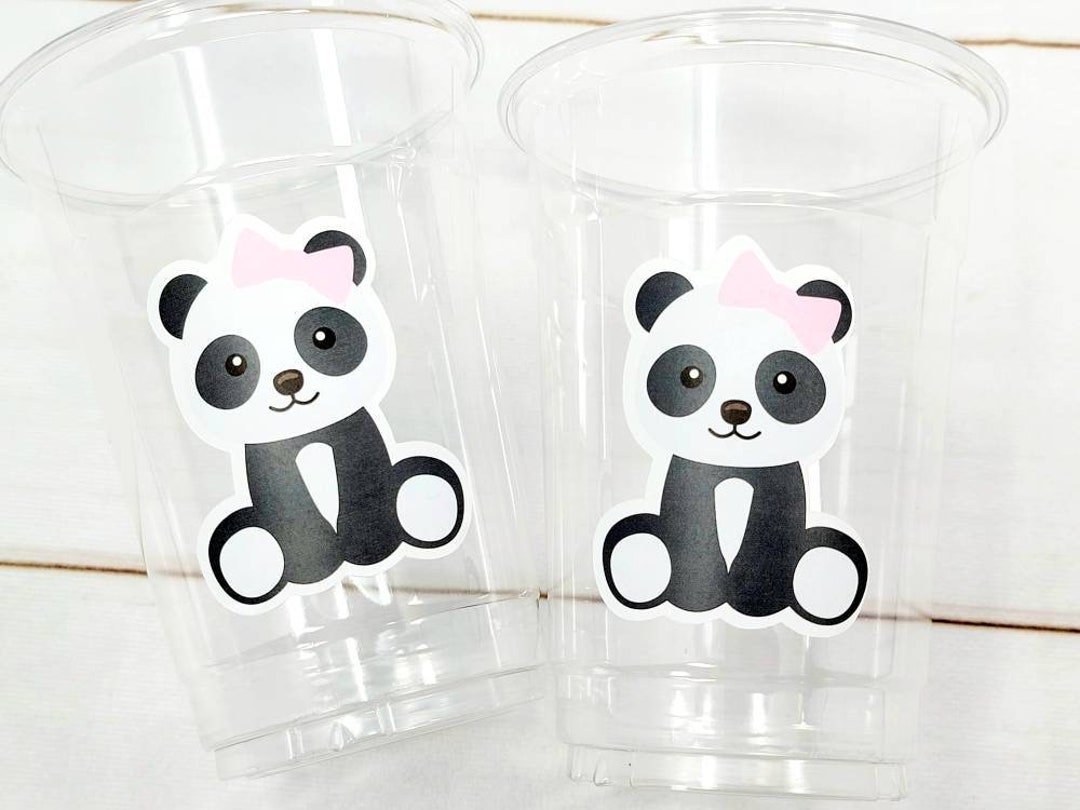 PANDA BEAR Party Cups Panda Treat Cups Panda Favor Panda Decoration ...