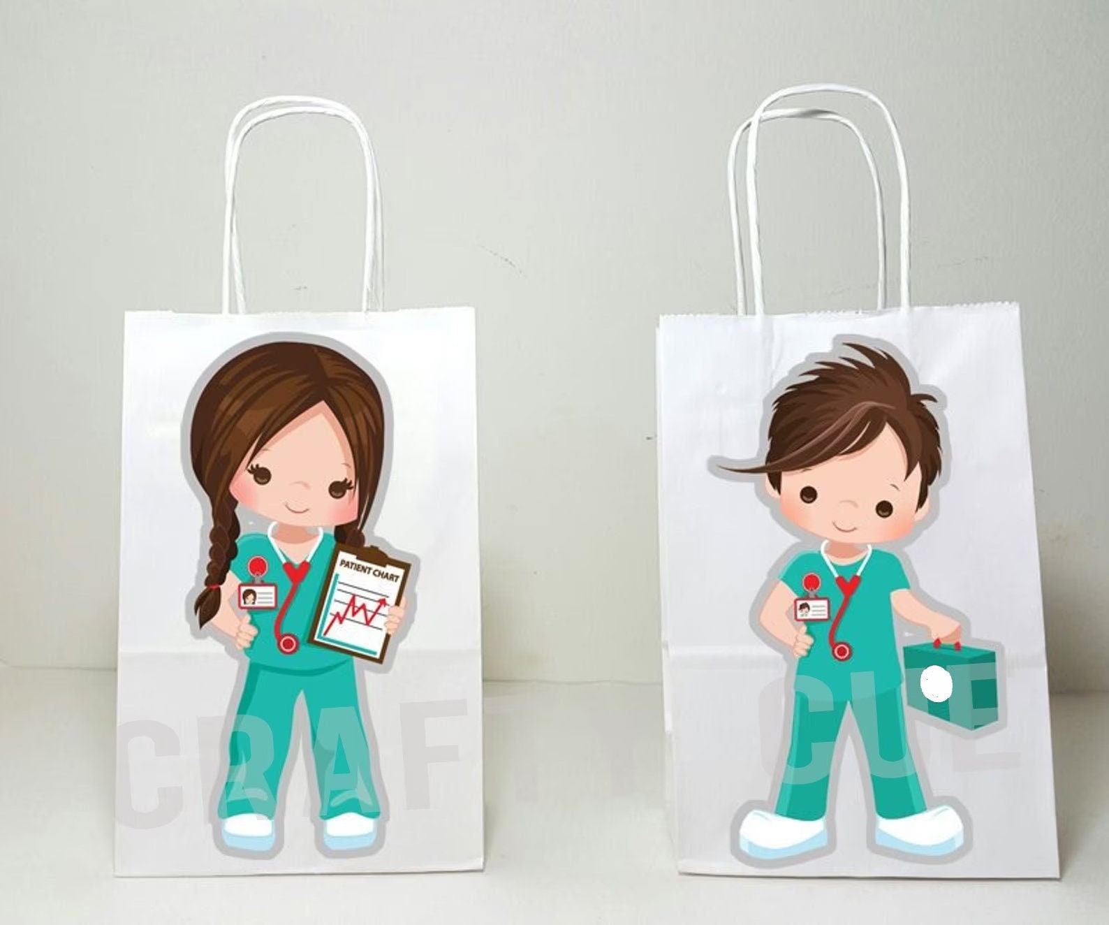 Nurse Goody Bags, Nurse Favor Bags, Nurse Party, Nurse Birthday, Nurse ...