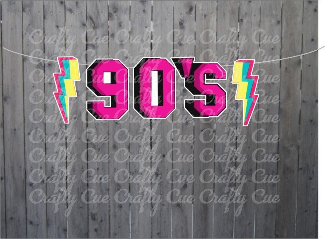90's BANNER BEST of 1993 40th Birthday Banner 1993 Banner 1993 Party ...