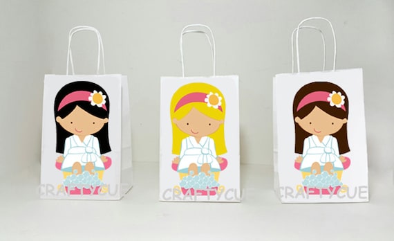 Spa Goody Bags, Spa Favor Bags, Spa Party Bags, Spa Birthday Party, Spa ...