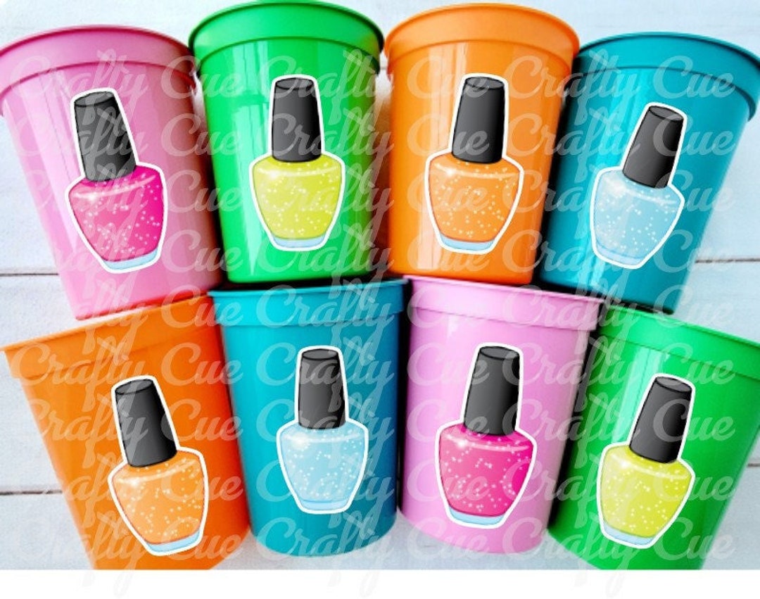 SPA PARTY CUPS - Spa Birthday Party Spa Party Favors Spa Party ...