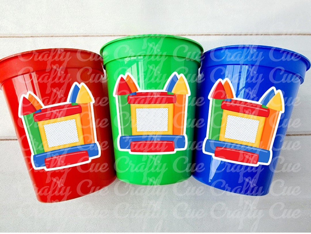 Bounce House Party Cups Bouncy House Party Cups Bounce House Cups