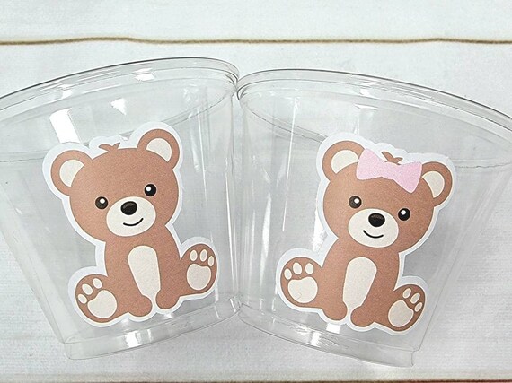 Teddy Bear Party Cups Teddy Bear Treat Cups Teddy Bear - Etsy