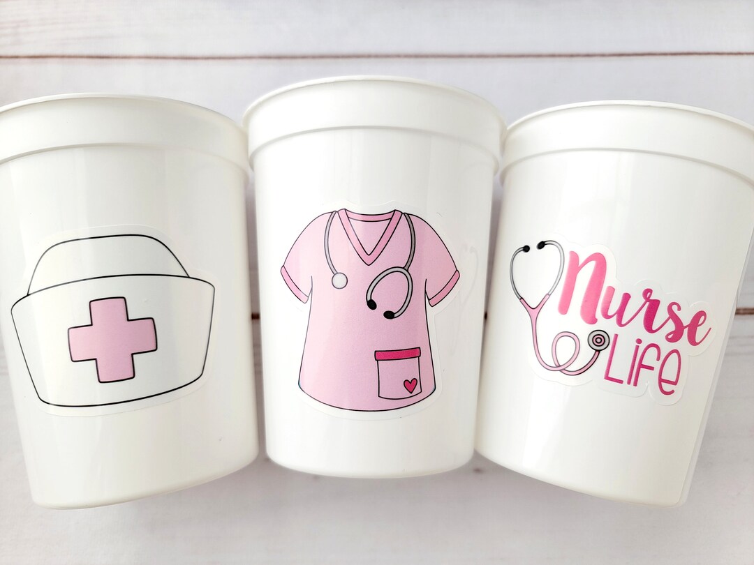 Nursing Party Cups Doctor Party Cups Nurse Party Cups Nursing Party Rn ...