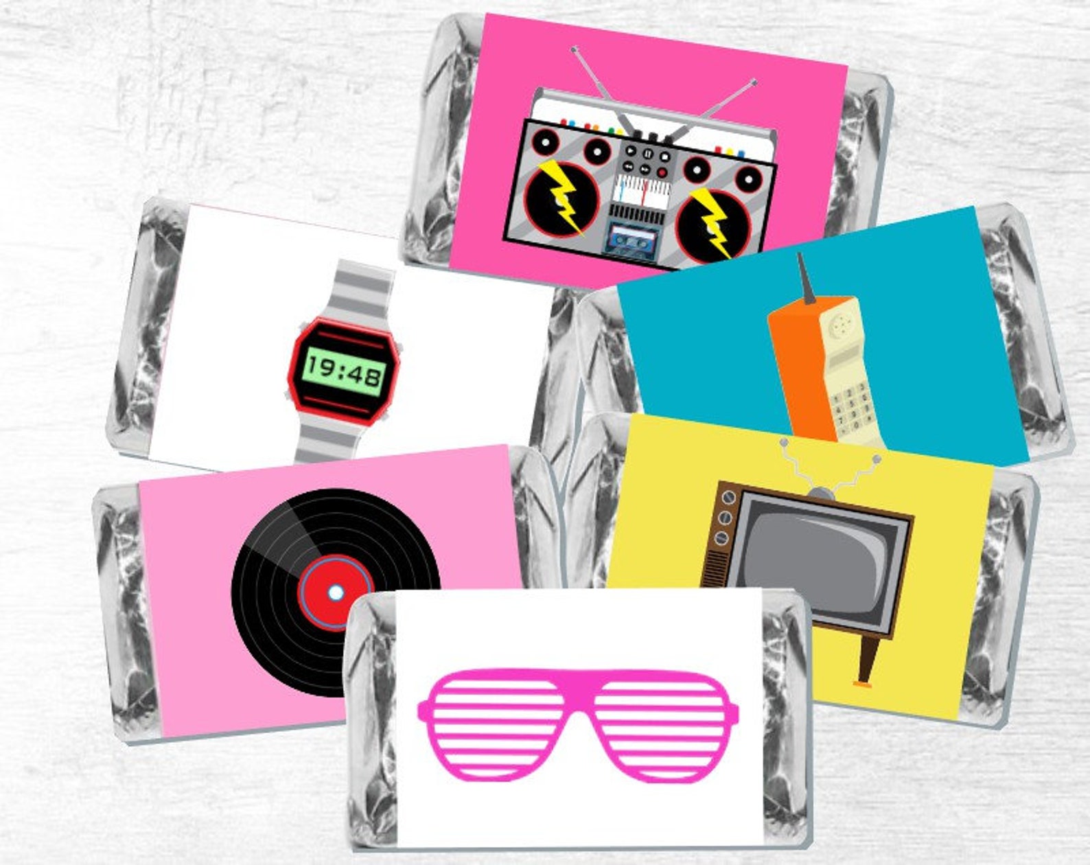 30 80s Party Stickers 40th Birthday Stickers 1983 Party - Etsy