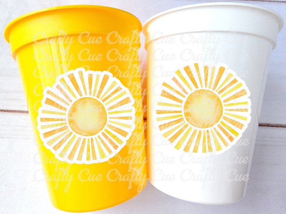 SUN PARTY CUPS - Sunshine Party Cups Sunshine Birthday Sunshine First ...