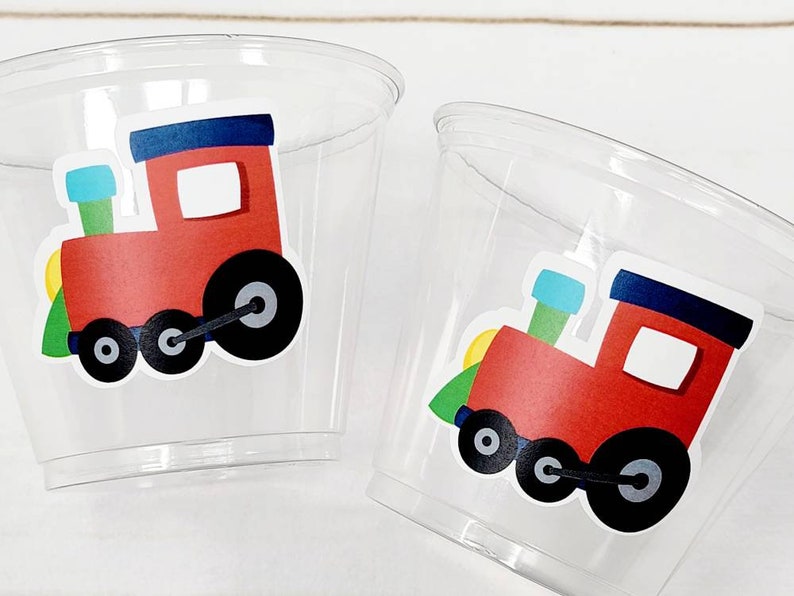 Train Cups Train Party Favors Train Birthday Favors Train - Etsy