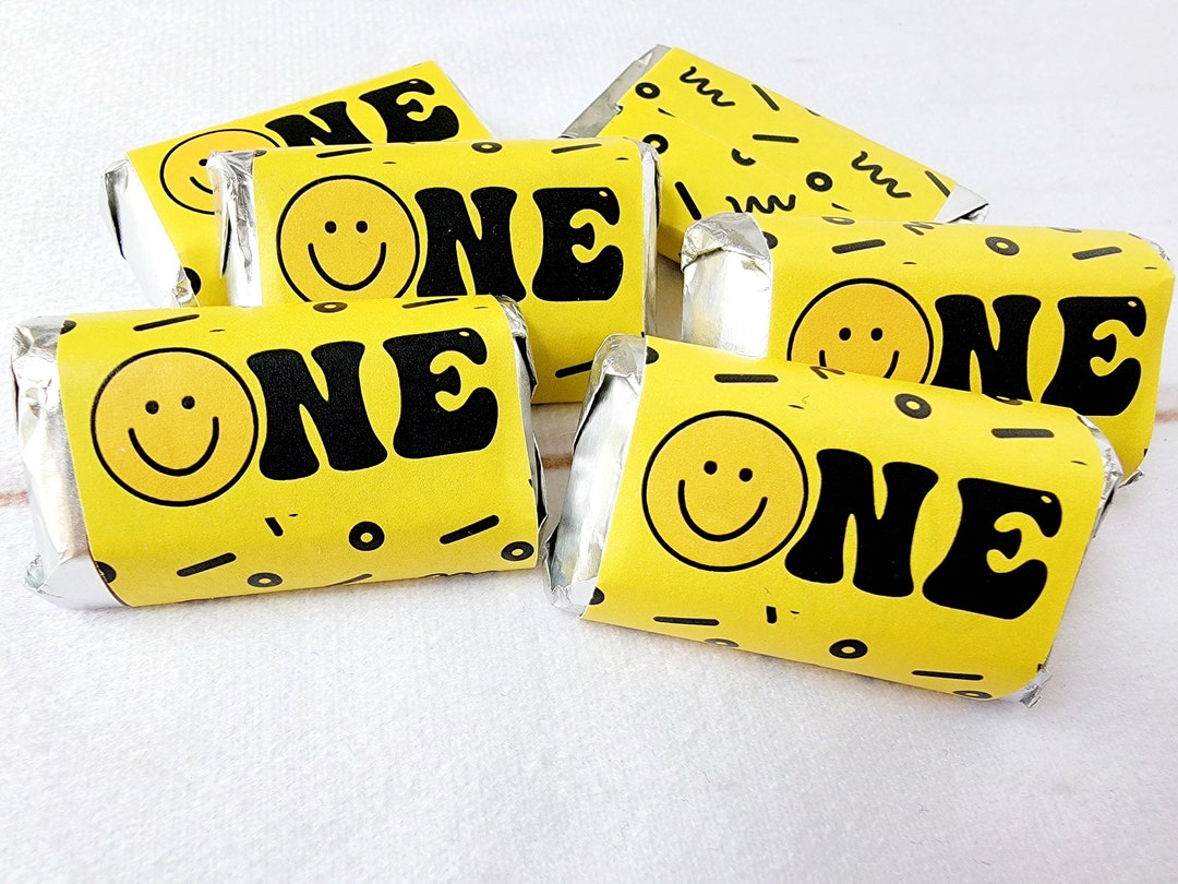 30 - ONE HAPPY DUDE Party Stickers One Happy Dude Party Favors One ...