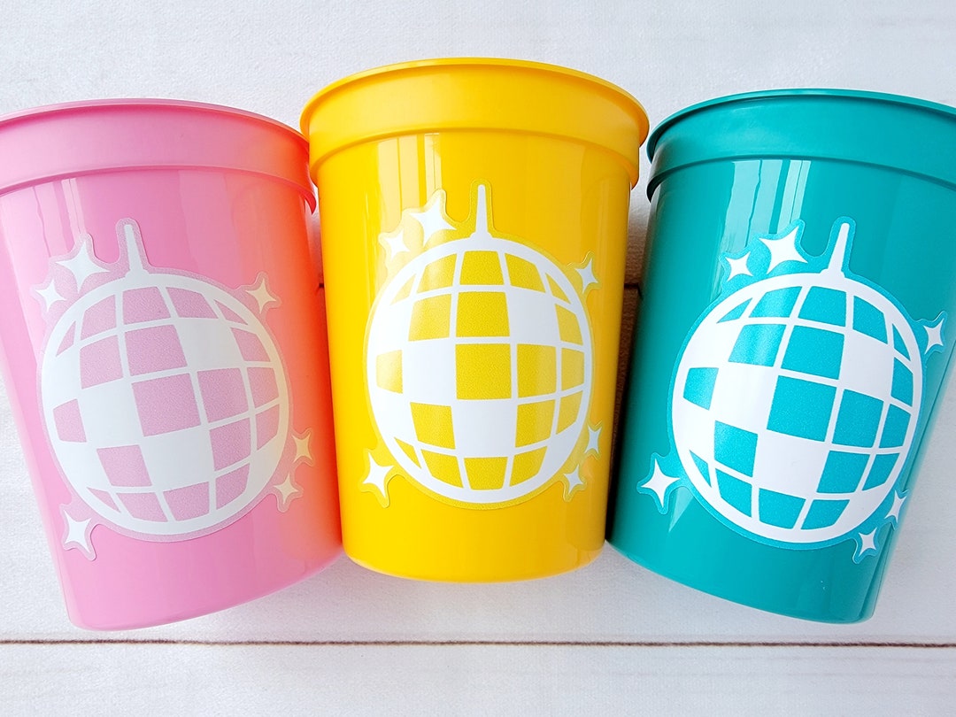 70s PARTY CUPS 70's Birthday Cups 70s Party Cups Disco Ball Cups 70s ...