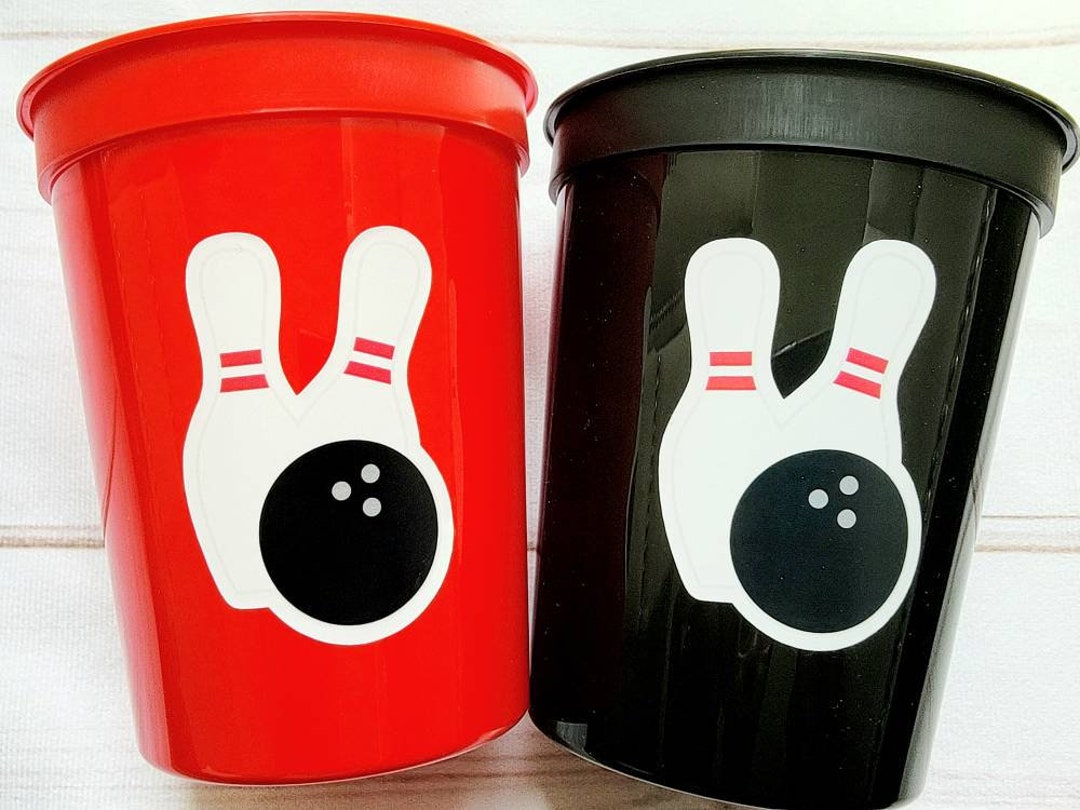 BOWLING PARTY CUPS - Bowling Birthday Cups Bowling Cups First Birthday ...