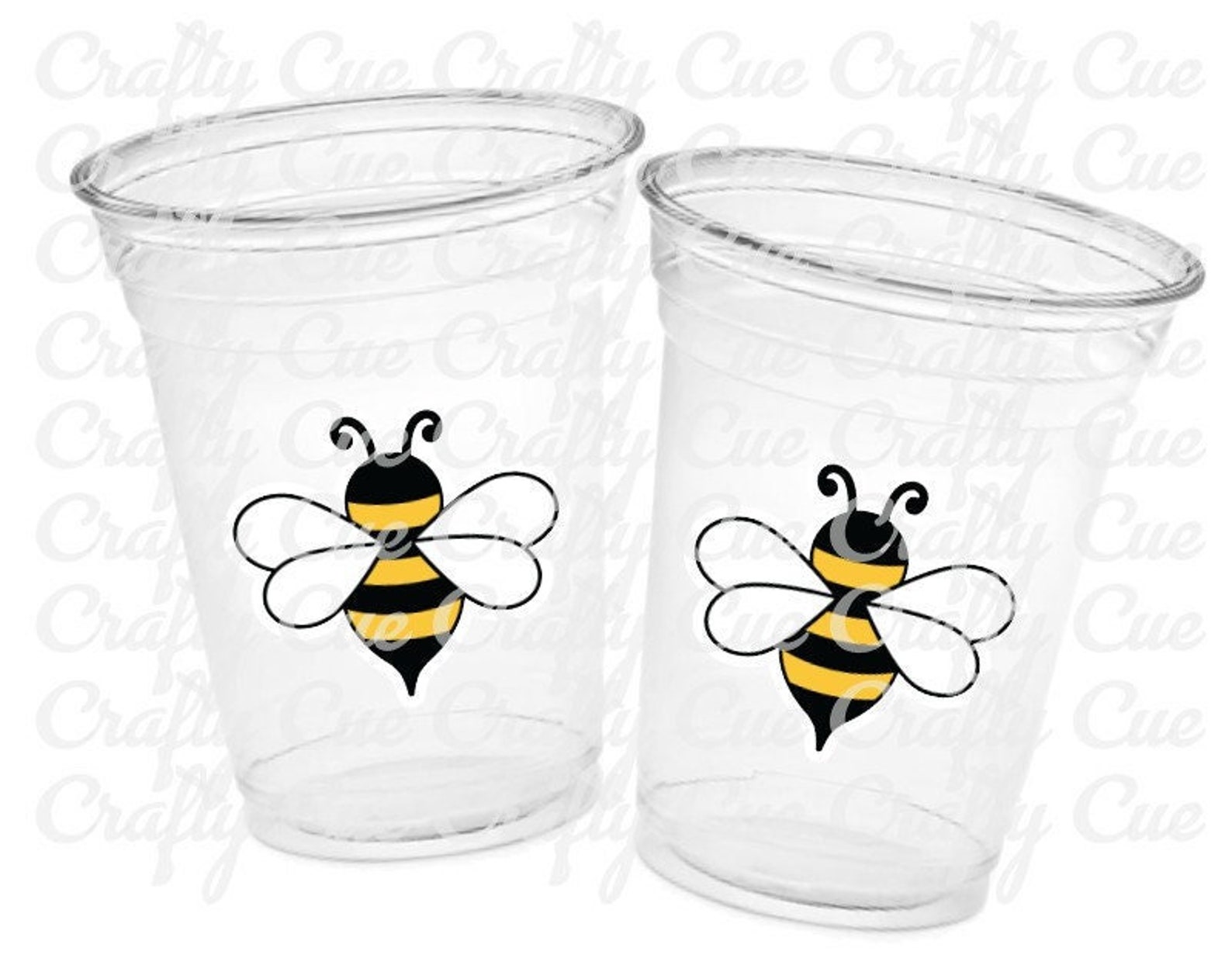 BEE PARTY CUPS Bee Baby Shower Cups Babee Shower Cups Sweet - Etsy