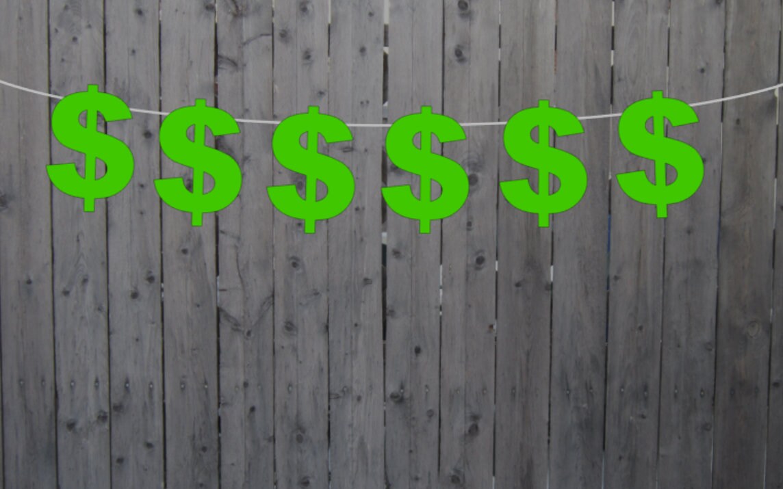 Dollar Sign Garland Dollar Sign Banner Money Banner Money - Etsy