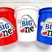 FISHING PARTY CUPS Fishing Birthday Fishing First Birthday Party Gone ...