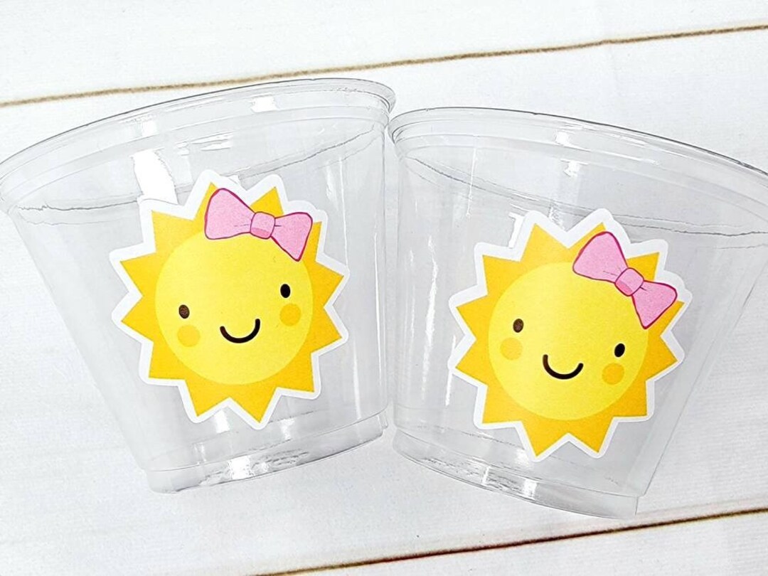 SUN PARTY CUPS - Sunshine Party Cups Sunshine Birthday Sunshine First ...
