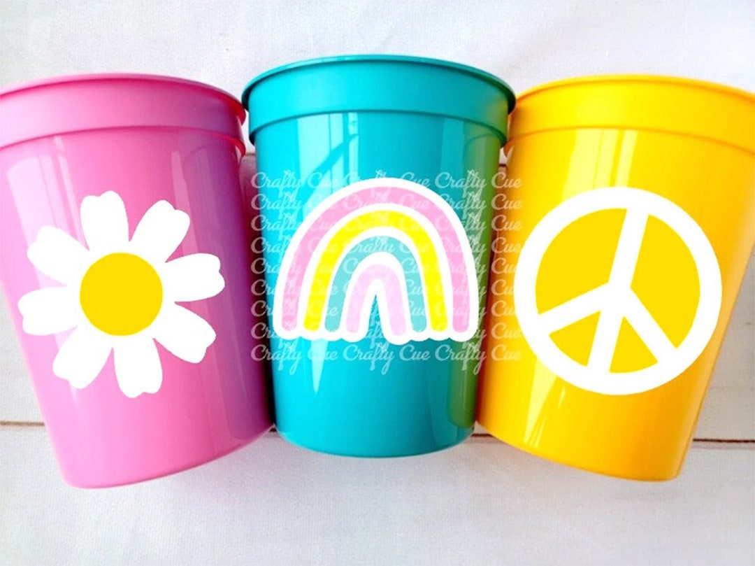 70s PARTY CUPS - 70's Birthday Cups 70s Party Cups 70s Decorations 70's ...