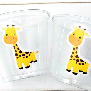 GIRAFFE PARTY CUPS - Giraffe Cups Giraffe Baby Shower Giraffe Party ...