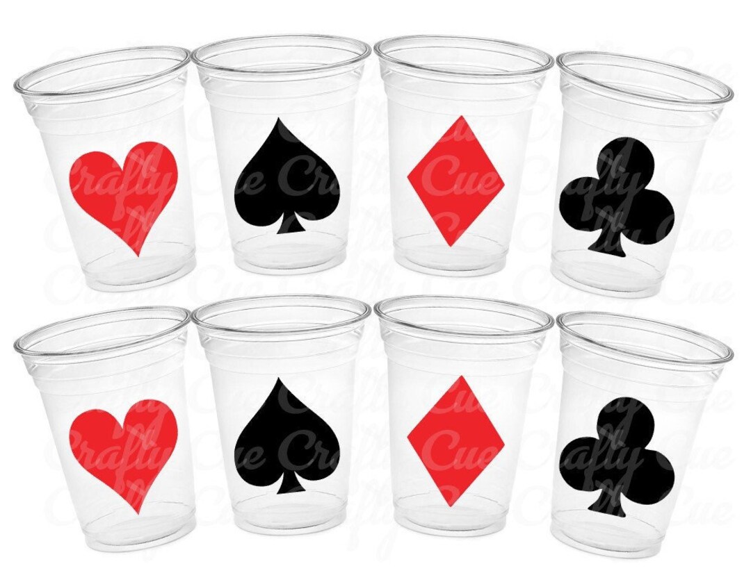 PLAYING CARDS PARTY Cups casino Cups Casino Birthday Magician Party ...
