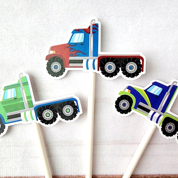 Truck Cupcake Topper - Etsy