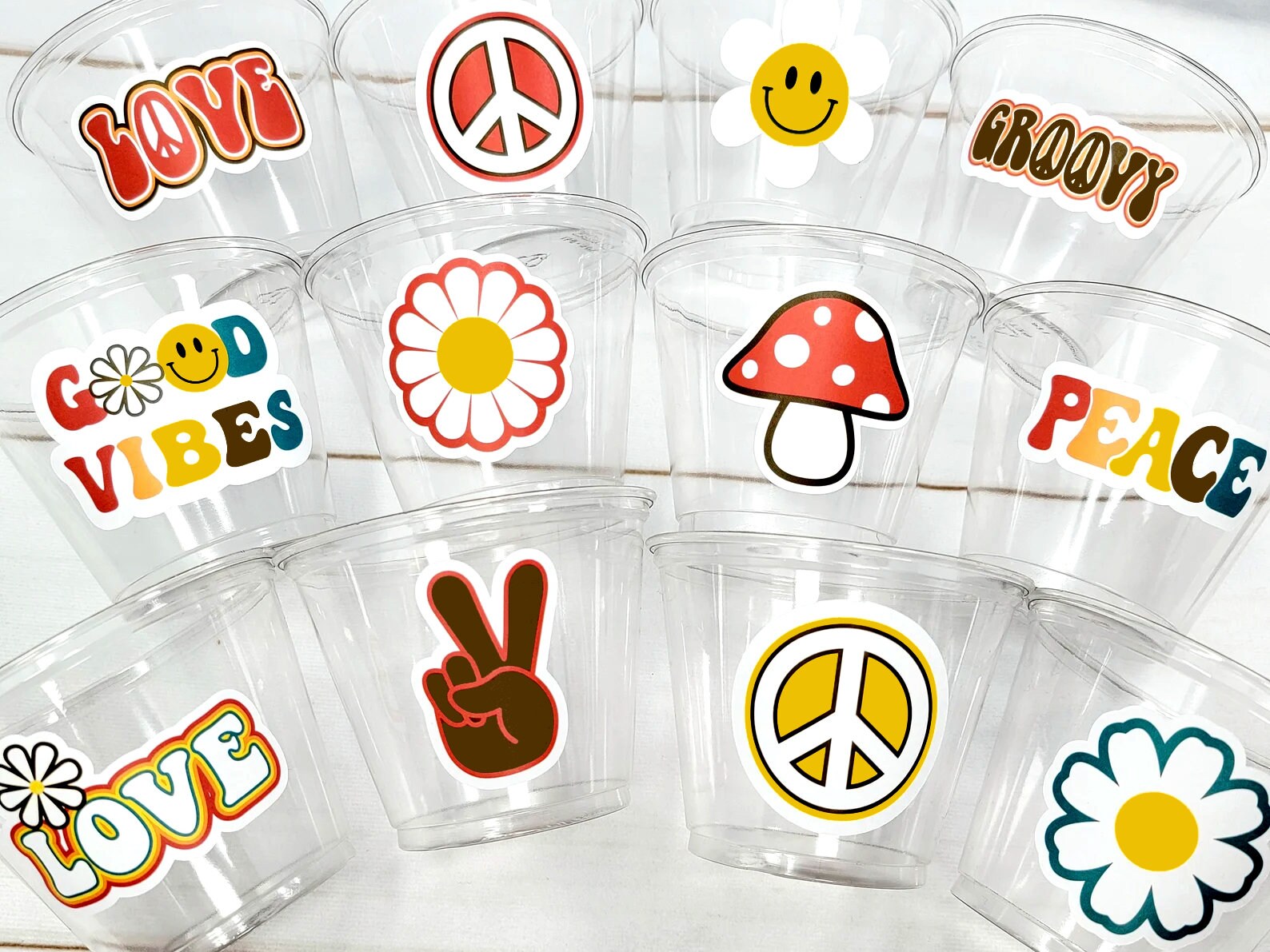 70'S PARTY CUPS 70s Party Cups 70's Birthday Cups - Etsy