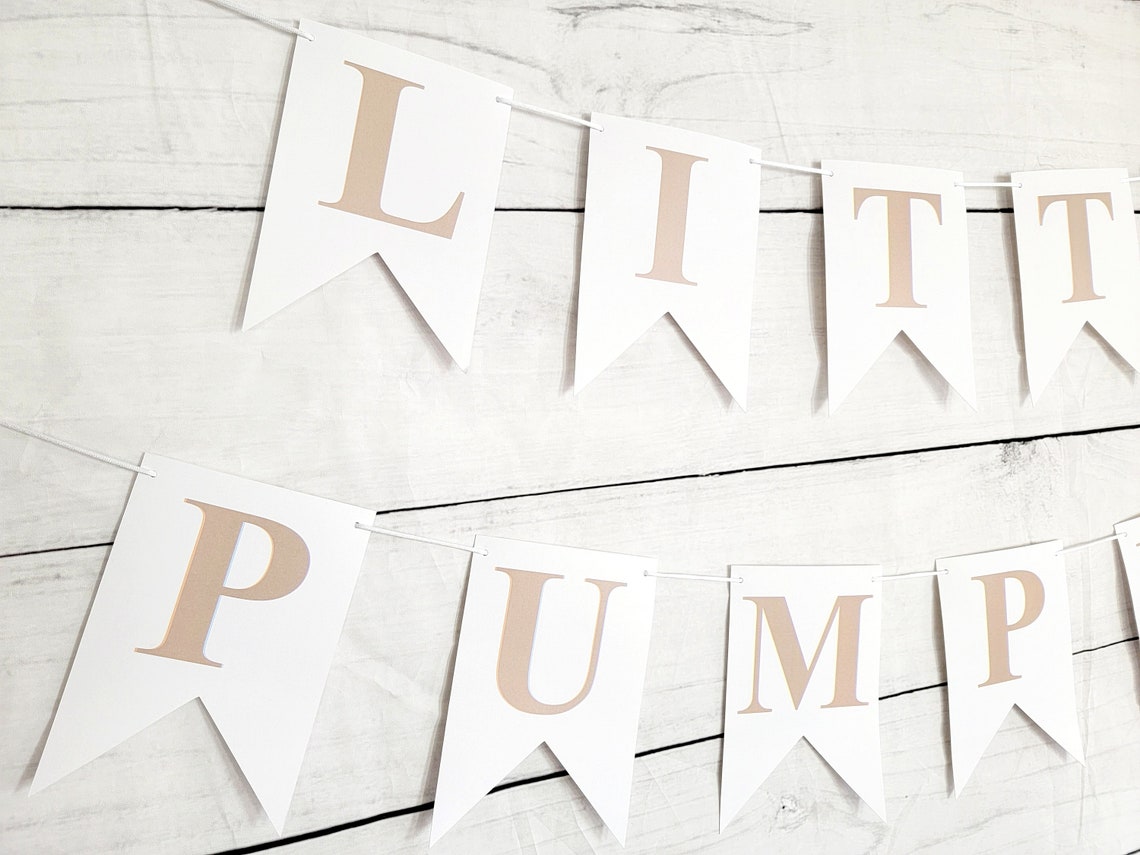Little Pumpkin Banner, Little Pumpkin Baby Shower, Little Pumpkin ...