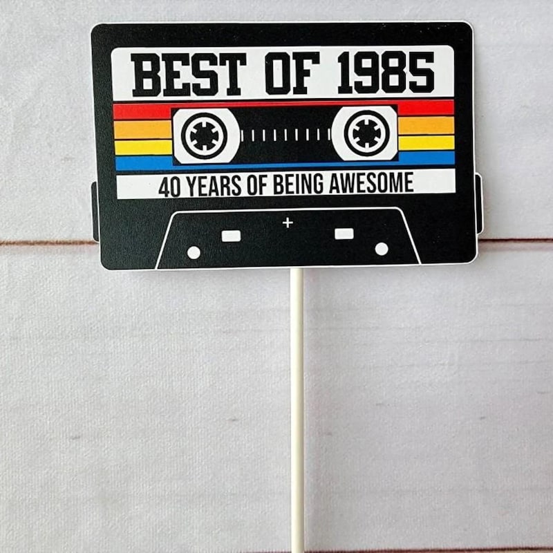 40th Cake Toppers Man - Etsy