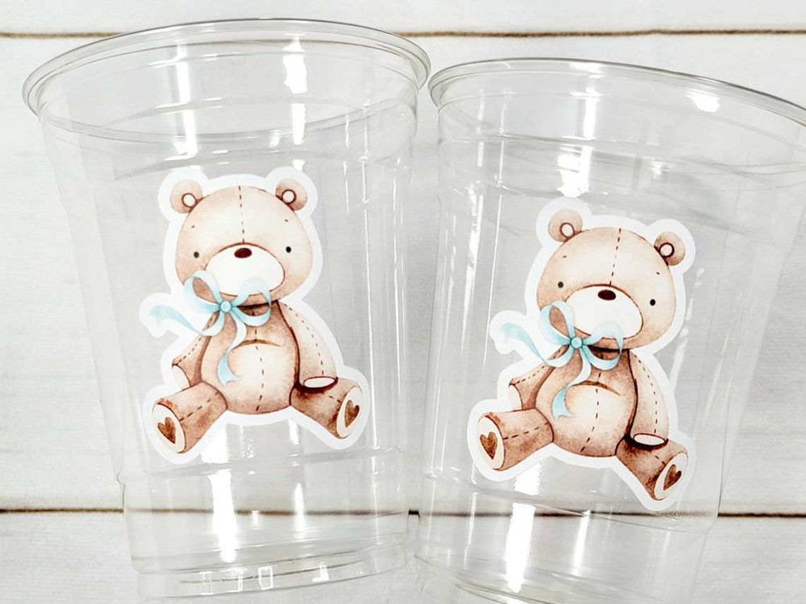 Teddy Bear Party Cups Teddy Bear Treat Cups Teddy Bear - Etsy
