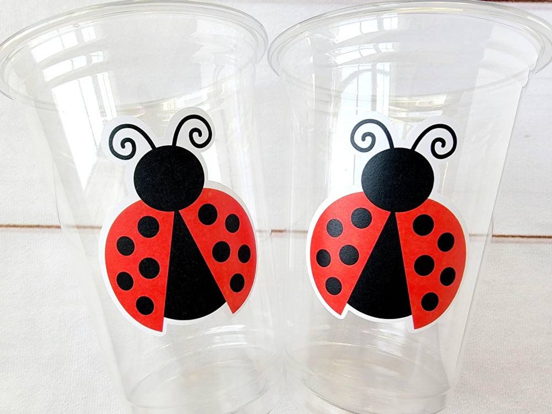 Ladybug Party Cups Ladybug 1st Birthday Ladybug Party Ladybug Treat ...
