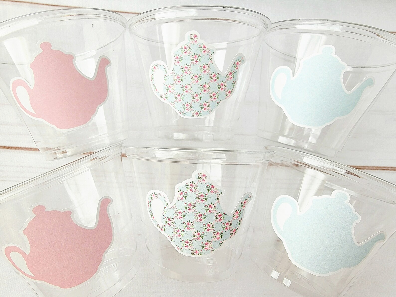 TEA PARTY CUPS Tea Birthday Cups Tea Party Favors Tea Party - Etsy