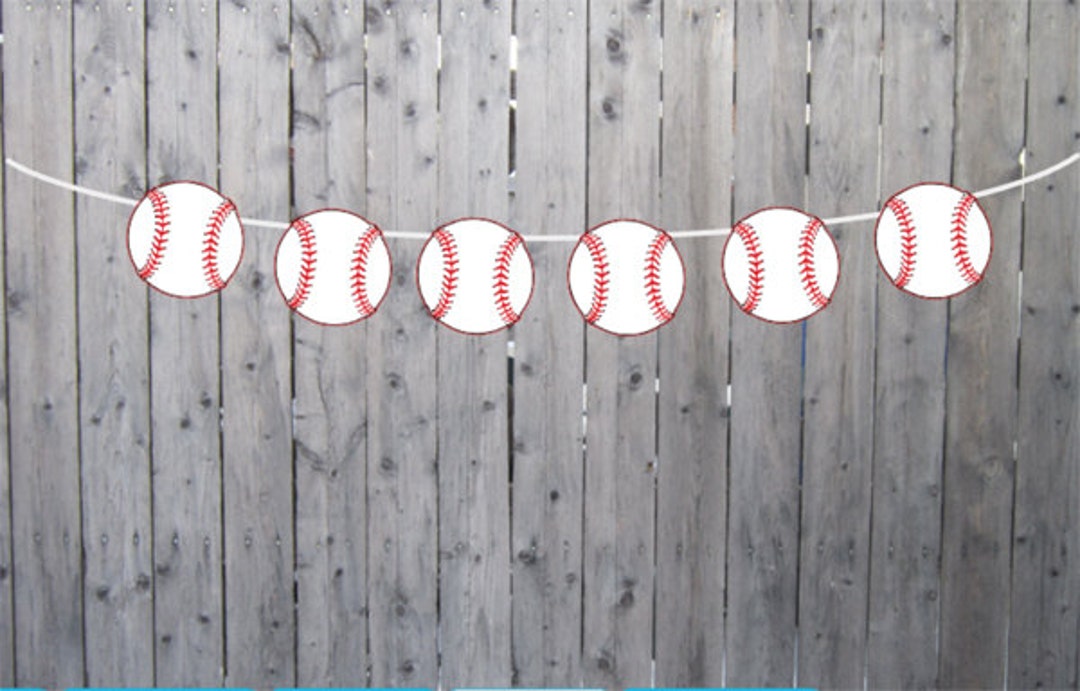 Baseball Banner, Baseball Garland, Sports Banner, Sports Garland ...