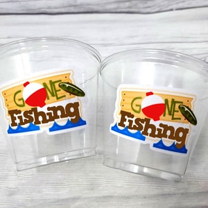 Gone Fishing Cupcake Toppers Fisherman Cupcake Topper | Etsy