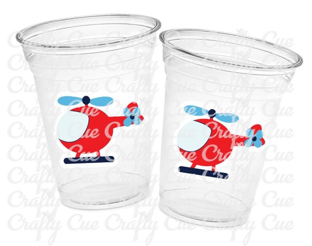 HELICOPTER PARTY CUPS - Helicopter Cups Helicopter Party Favors ...
