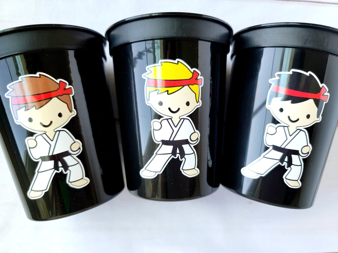 KARATE PARTY CUPS - Karate Cups Karate Birthday Party Karate Party ...