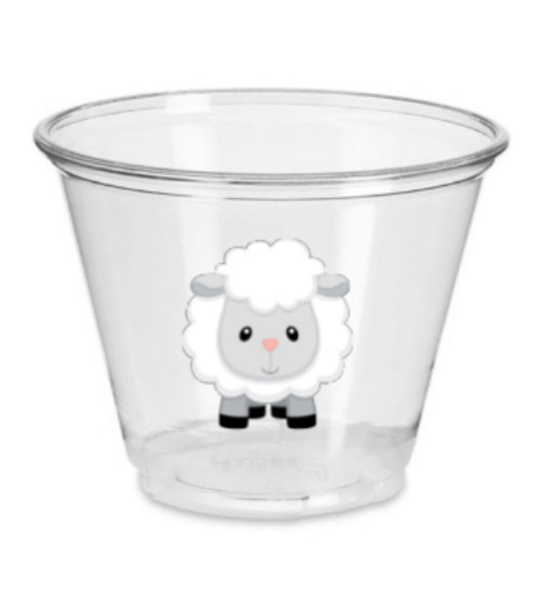 Sheep Party Cups Sheep Treat Cups Sheep Birthday Sheep - Etsy