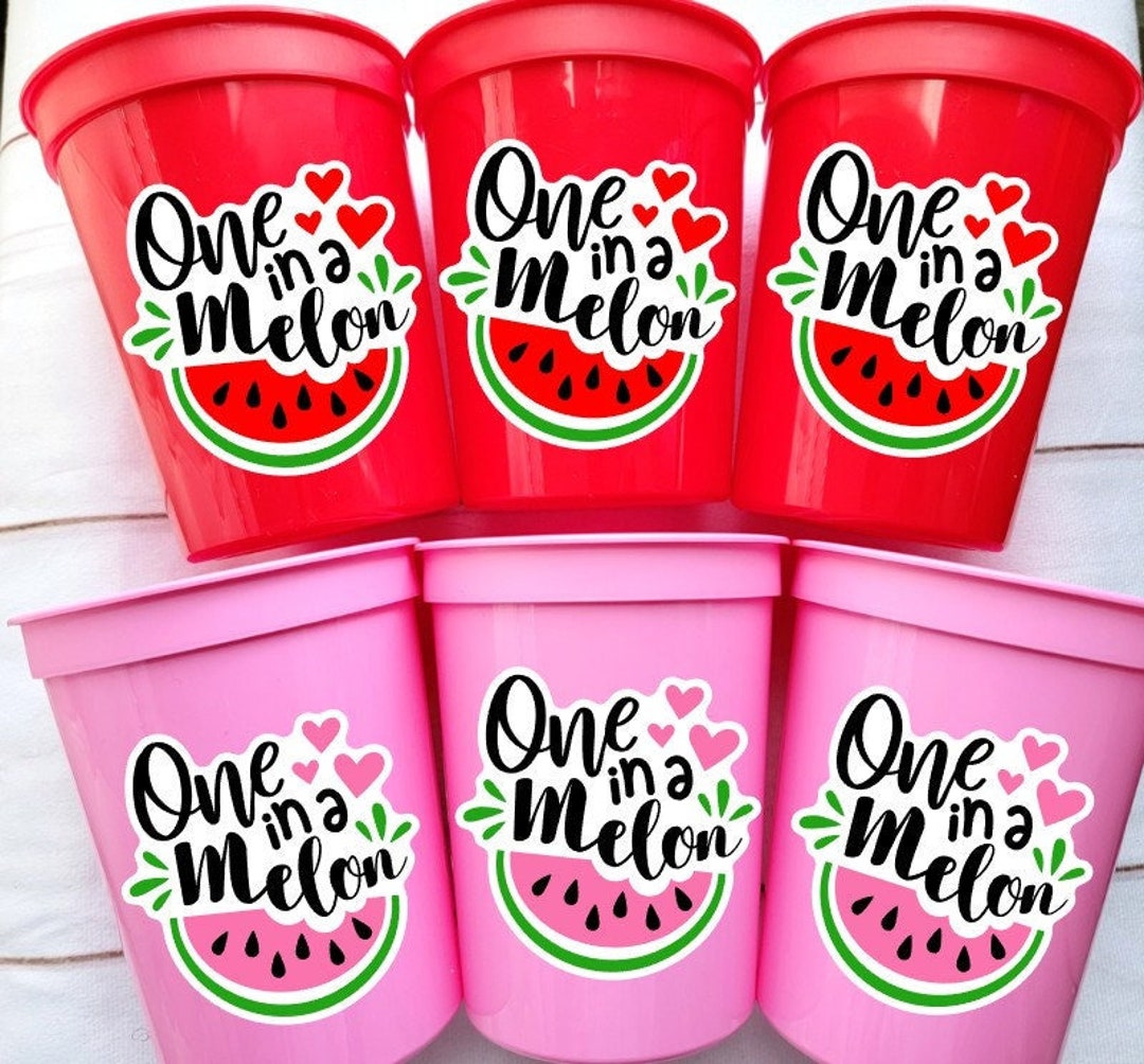 WATERMELON PARTY CUPS - Watermelon Party Favors Watermelon Treat Cups ...