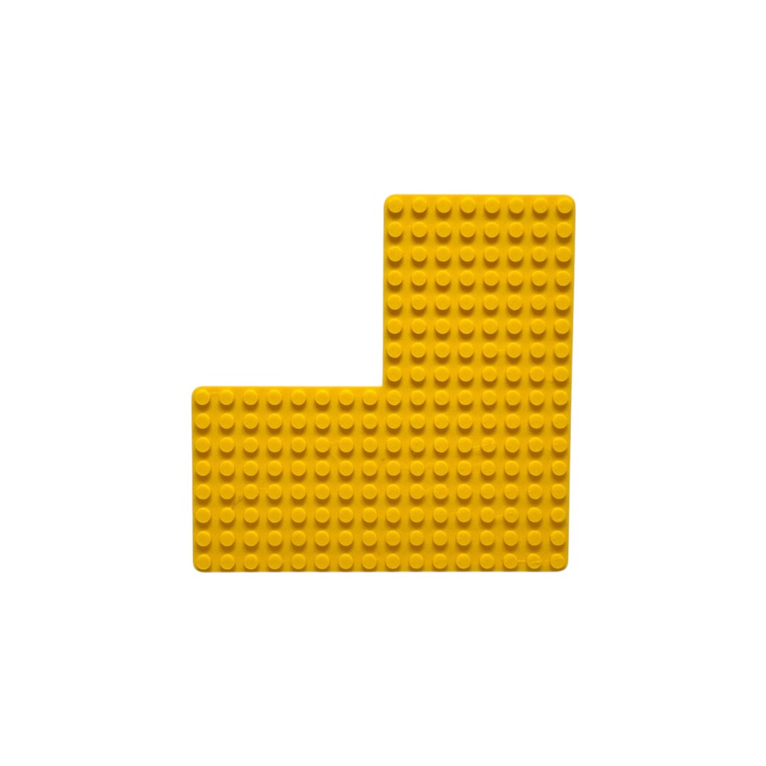 Brick L Shaped Corner Baseplate 2 Sizes, 20 Colors bright Orange Shown ...