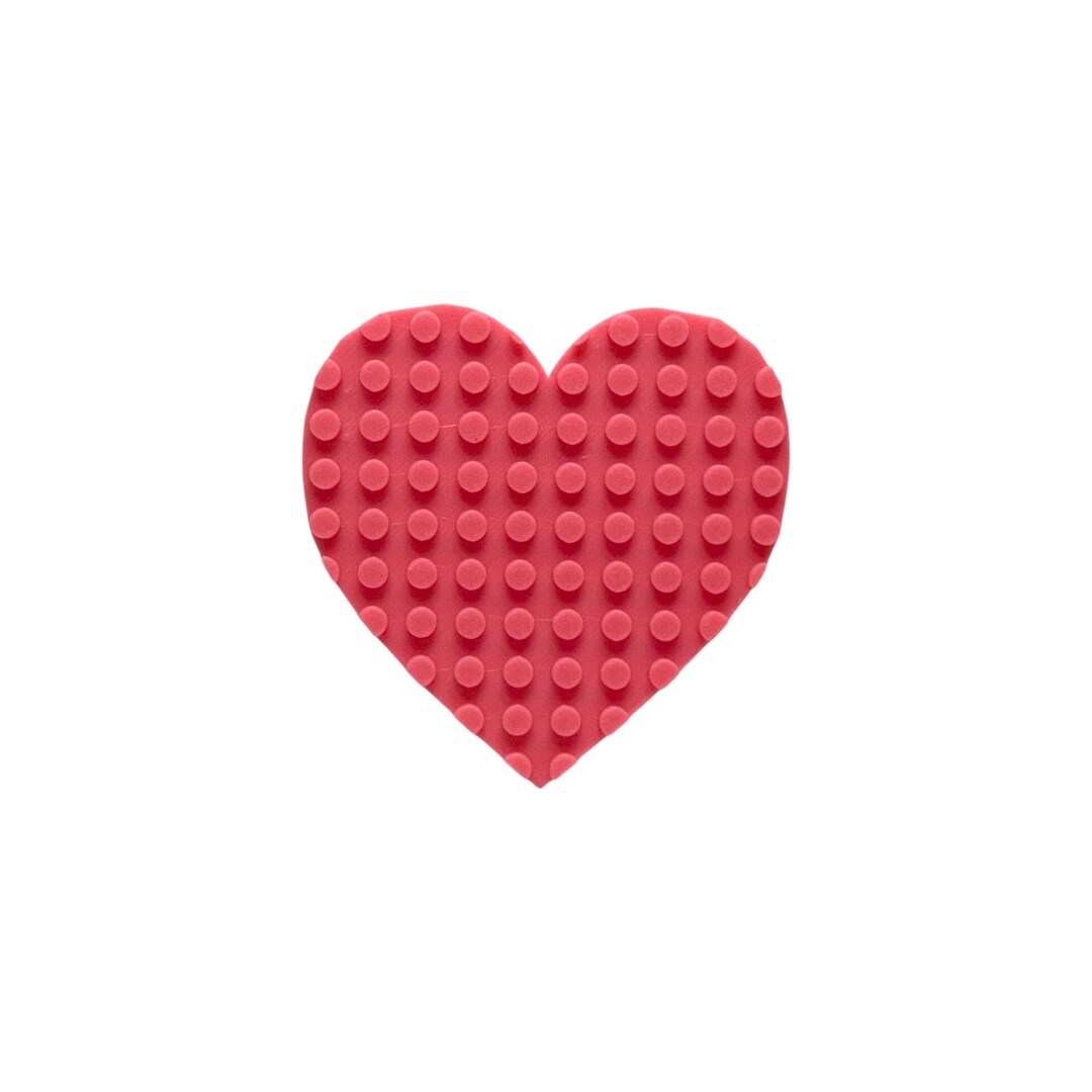 Brick Heart Shaped Baseplate - 3 Sizes, 20 Colors (pink Small Shown) - Etsy
