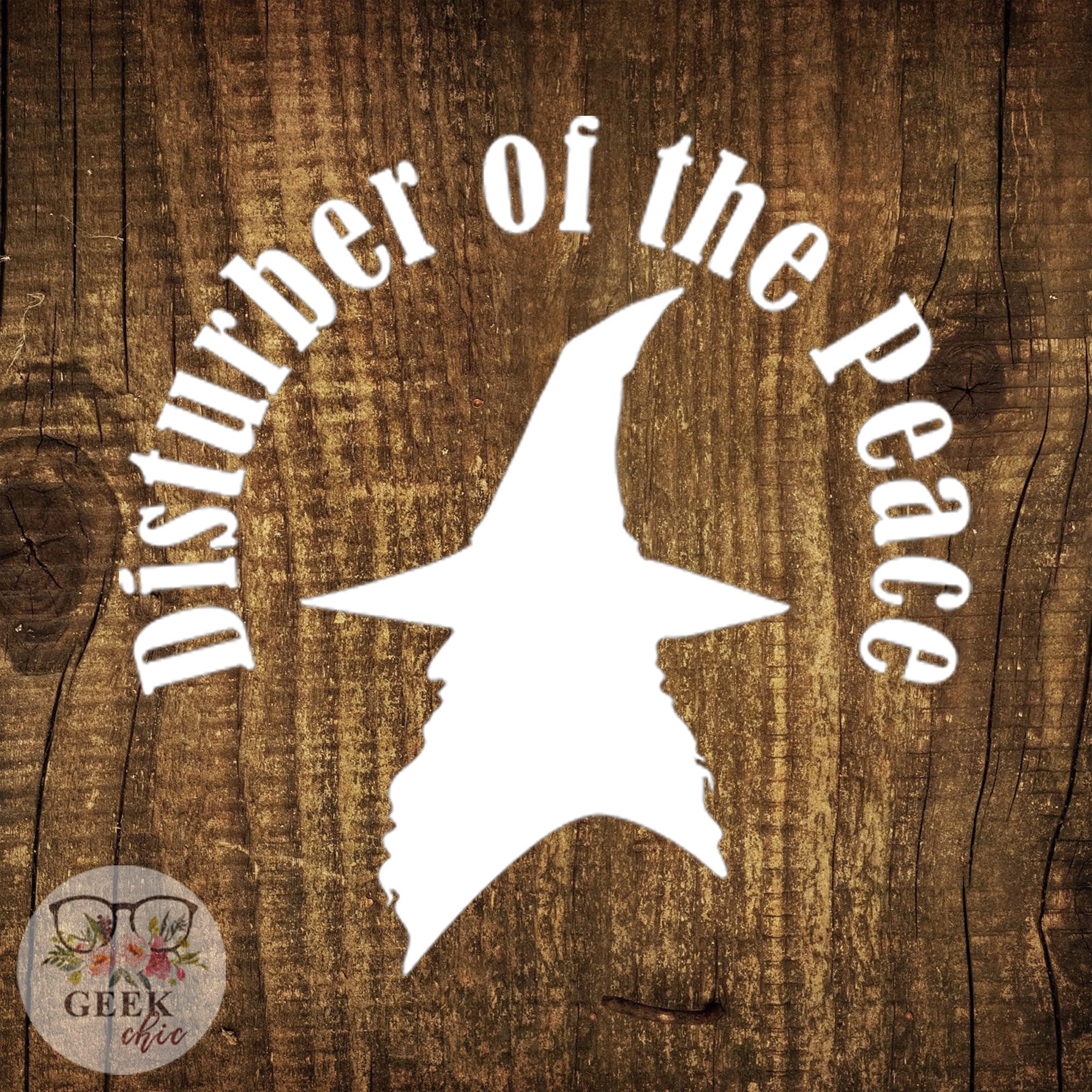 Disturber of the Peace Decal - Etsy