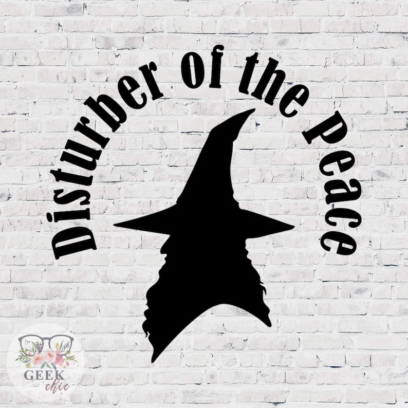 Disturber of the Peace Decal - Etsy
