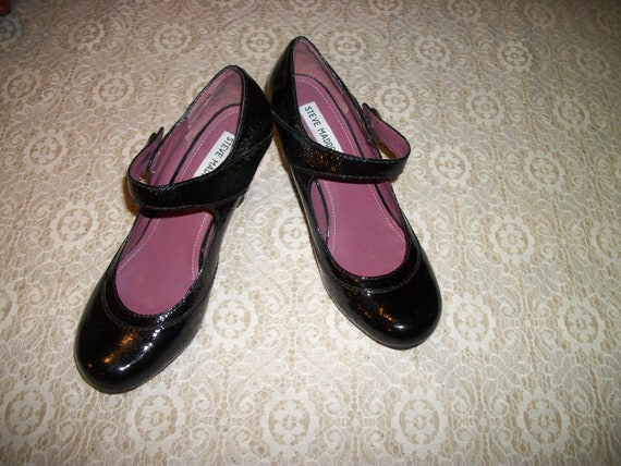 Retro 90s Fluevog Style, Steve Madden Crinkley BLACK … - Gem