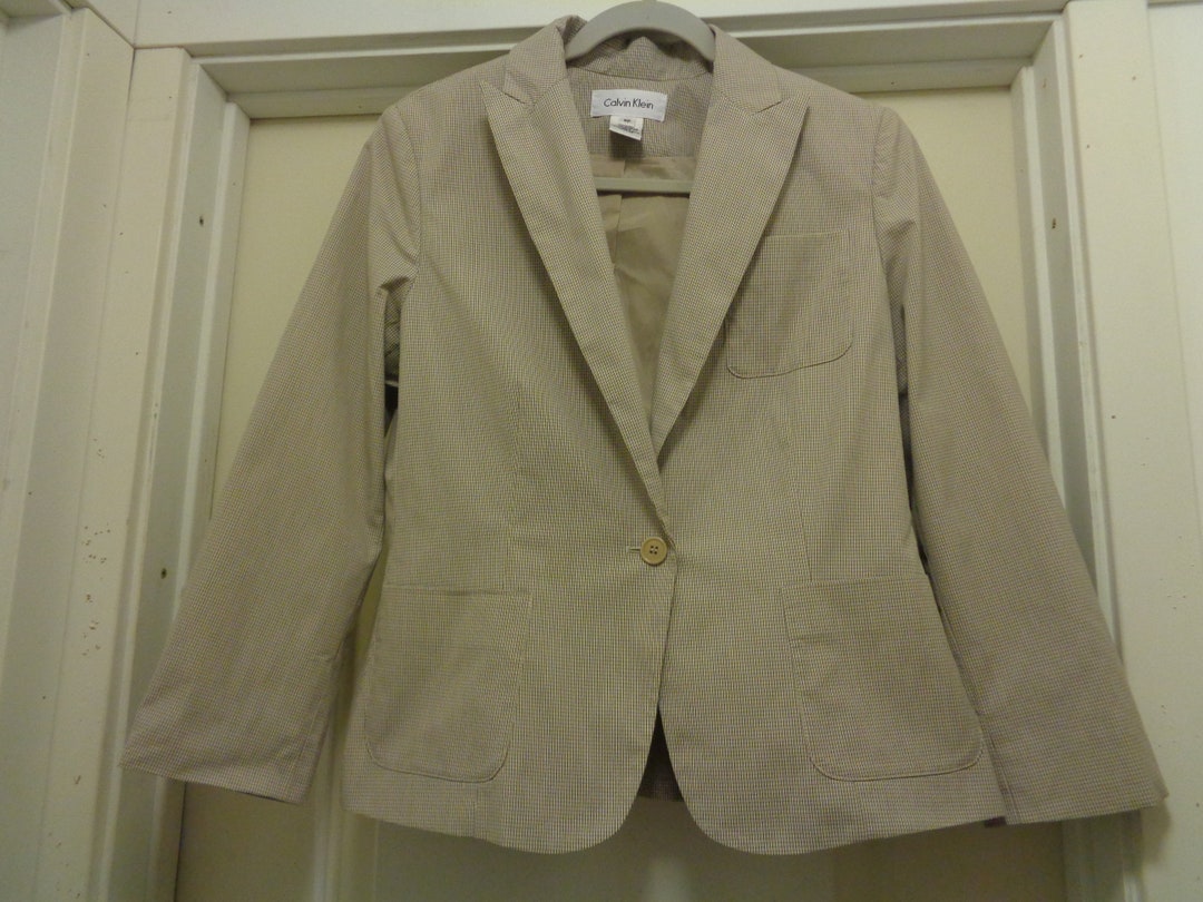 CALVIN KLEIN Sm Patterns JACKET 8 P - Etsy