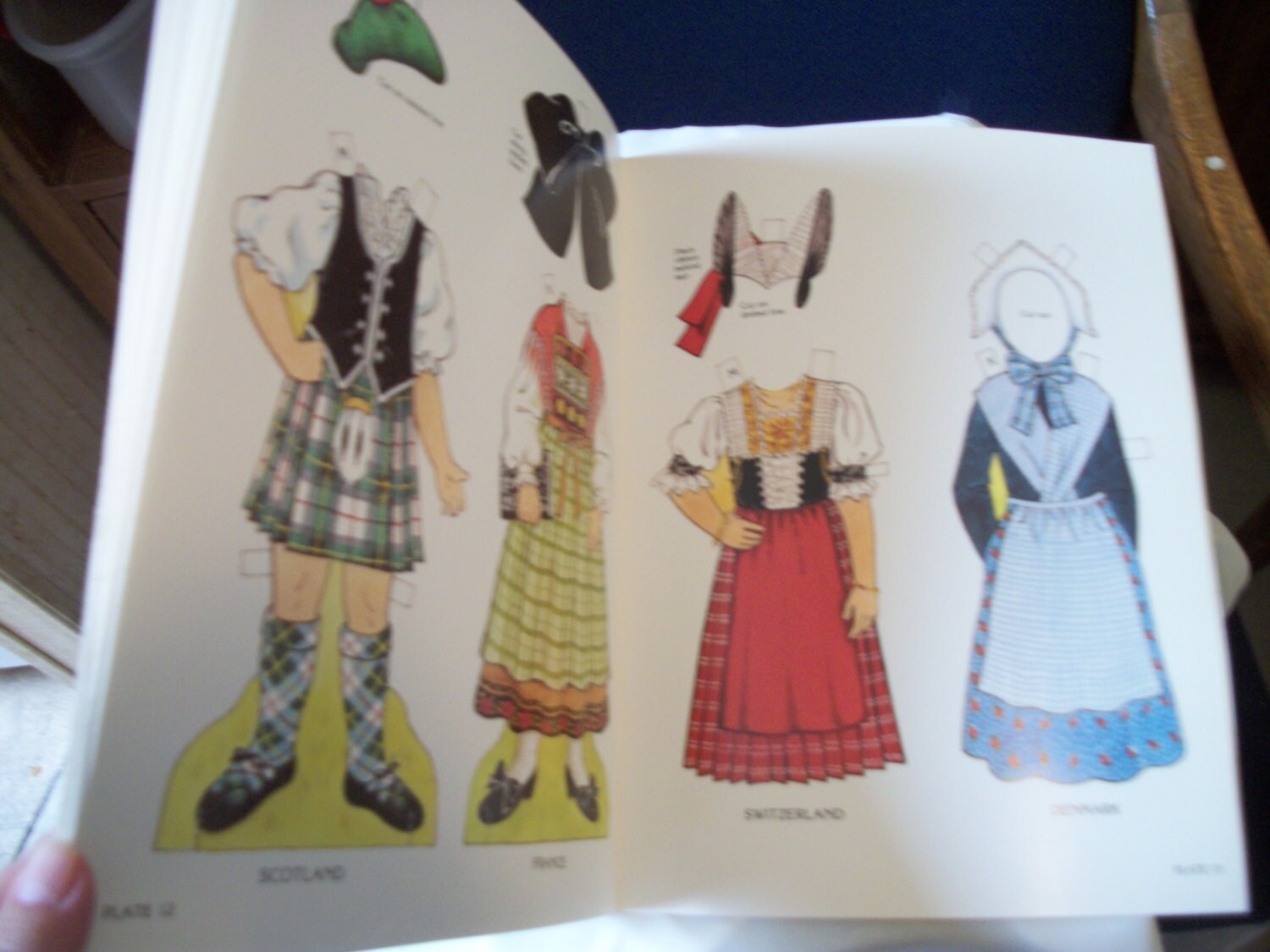 Traditonal FOLK Costumes of Europe PAPER DOLLS in Full Color - Etsy