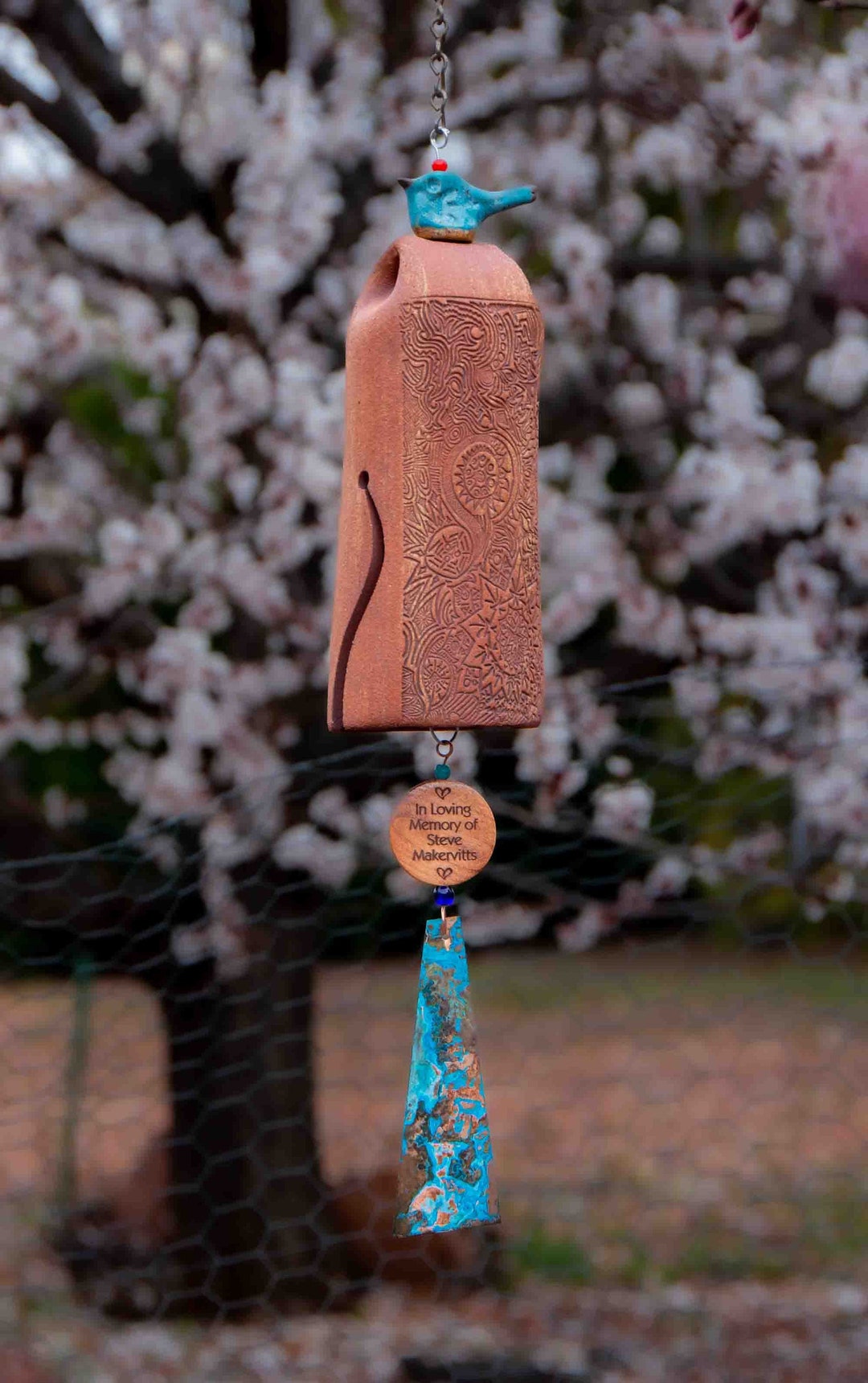 Personalized Tree of Life Memorial Windchime for Sympathy and ...