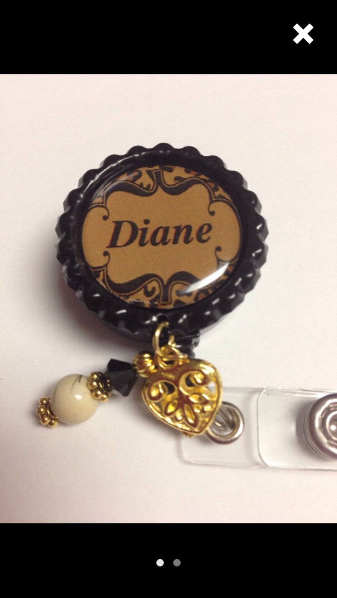 Personalized Retractable ID Badge Reel - Etsy