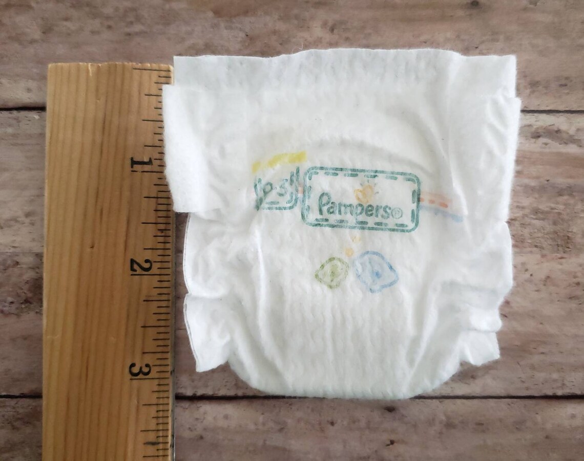 Mini Diapers for Reborn Mini Ooak Silicone Baby Doll | Etsy