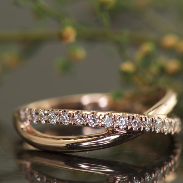 Criss Cross Ring - Etsy