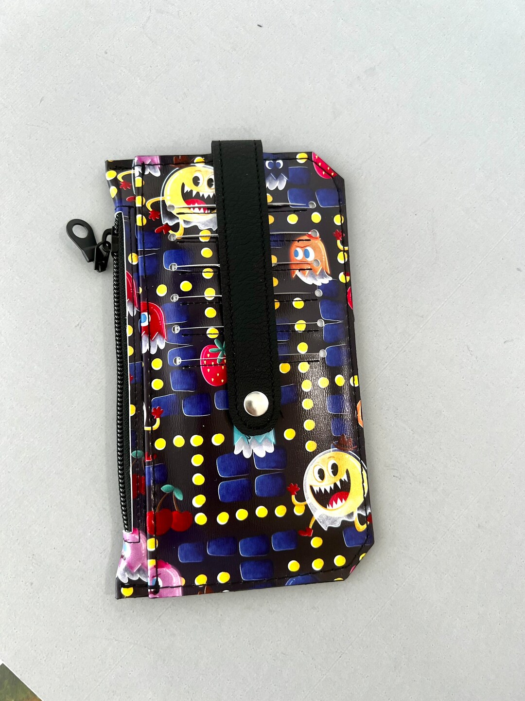 Pac-man 80s Video Game Vinyl Pursepal Wallet - Etsy