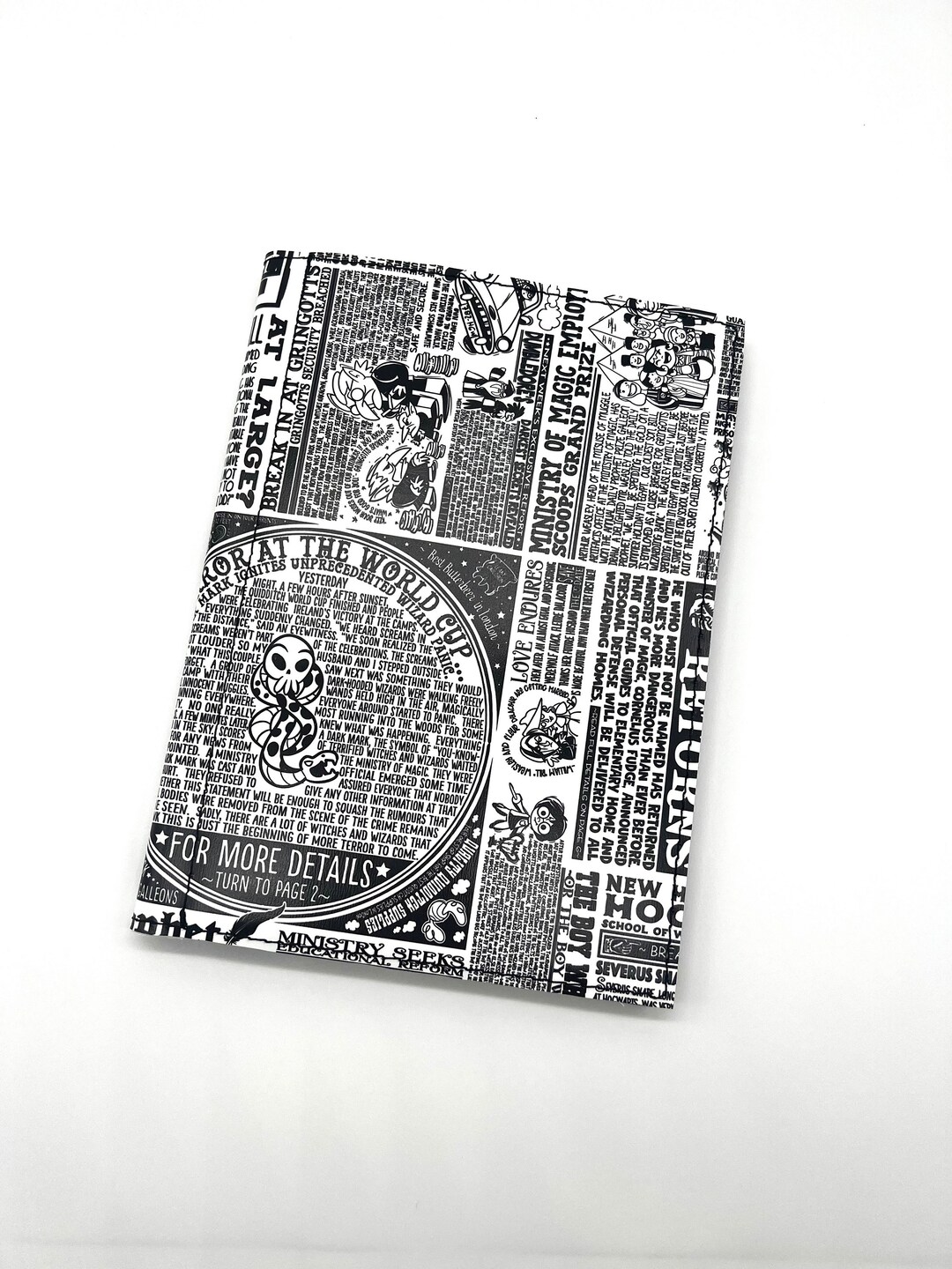 Magical Newspaper Moondance Vinyl Junior Legal Pad Notebook, Notepad ...