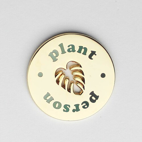 Plant Person Badge - Etsy