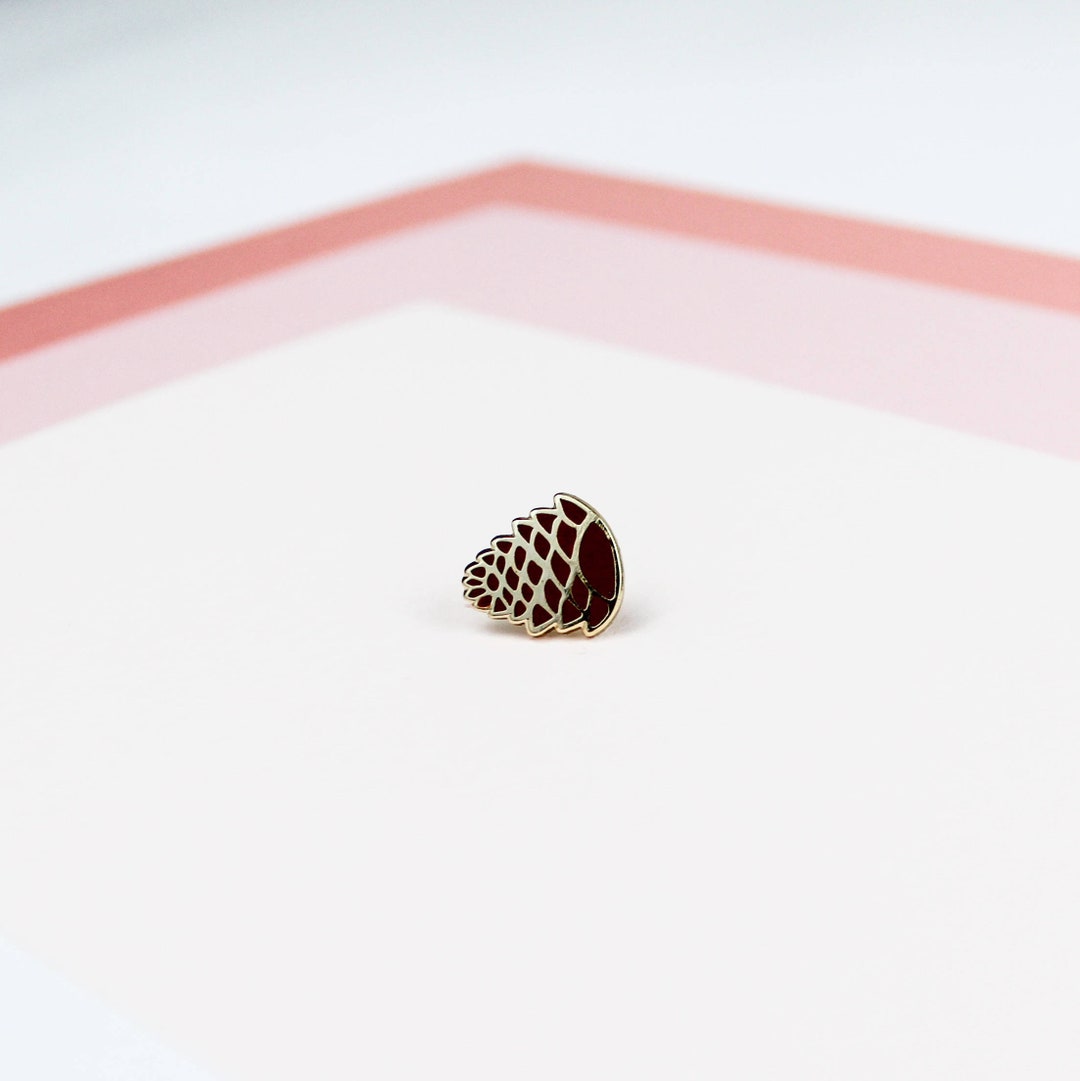 Pine Cone Hard Enamel Cloisonné Lapel Pin - Etsy