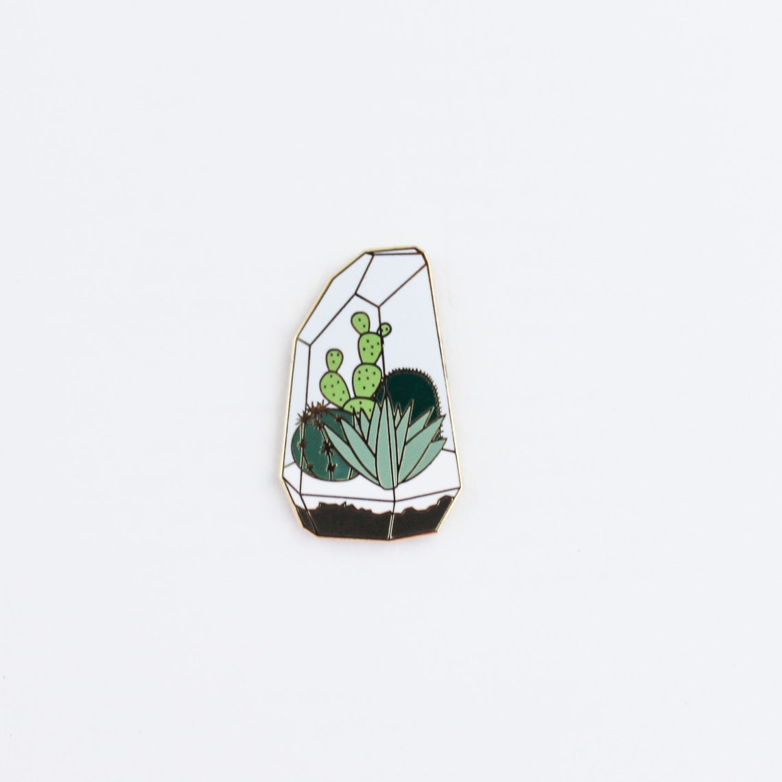 Terrarium Enamel Pin - Etsy